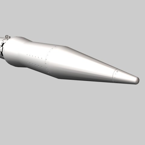 israeli blue sparrow missile 3D Model in Projectiles 3DExport