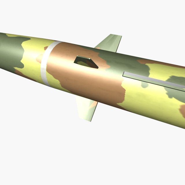 chinese css7 missile 3D Model in Projectiles 3DExport