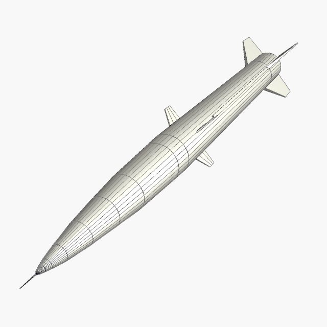 chinese css7 missile 3D Model in Projectiles 3DExport