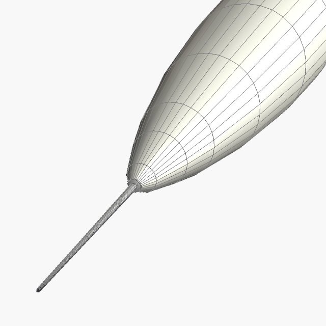 chinese css7 missile 3D Model in Projectiles 3DExport