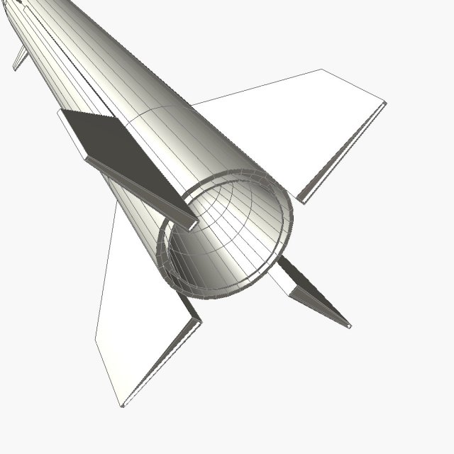chinese css7 missile 3D Model in Projectiles 3DExport