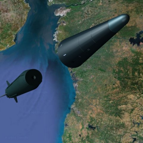 chinese css2 irbm missile 3D Model in Projectiles 3DExport