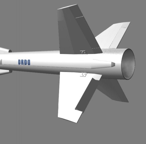 drdo akash sam missile 3D Model in Projectiles 3DExport