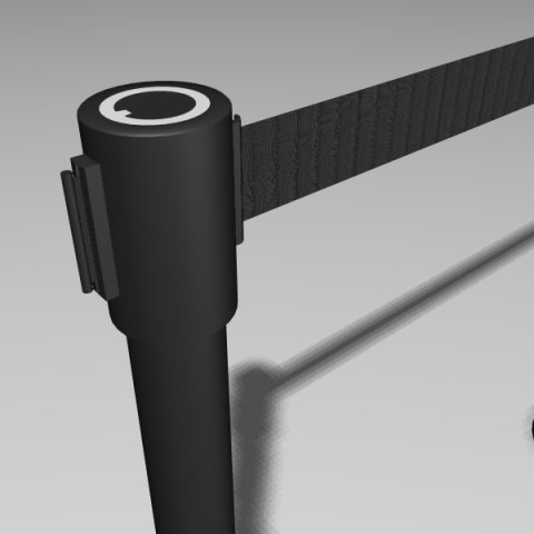 queue fence 11 3D Model in Exhibit 3DExport