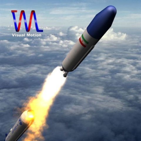 iranian simorgh3 irilv rocket 3D Model in Real Spacecraft 3DExport
