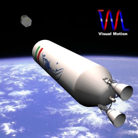 iranian simorgh3 irilv rocket 3D Model in Real Spacecraft 3DExport