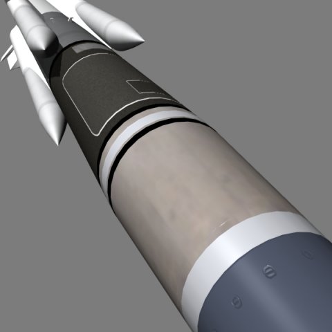 russian as 17 alcm krypton missile 3D Model in Projectiles 3DExport