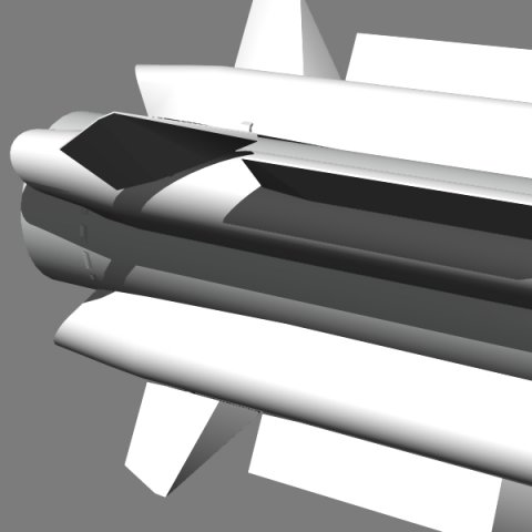 russian as 17 alcm krypton missile 3D Model in Projectiles 3DExport