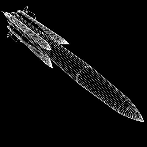 russian as 17 alcm krypton missile 3D Model in Projectiles 3DExport