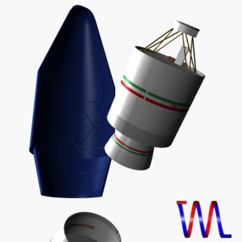 iranian safir2 block ii rocket concept 2 3D Model in Real Spacecraft ...
