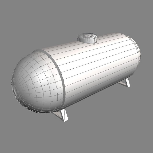 propane tank 3D Model in Parts 3DExport