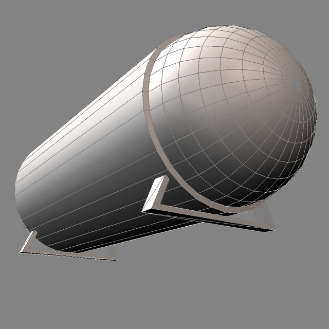 propane tank 3D Model in Parts 3DExport