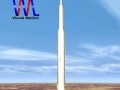 iranian simorgh missile concept 2 3D Models in Projectiles 3DExport
