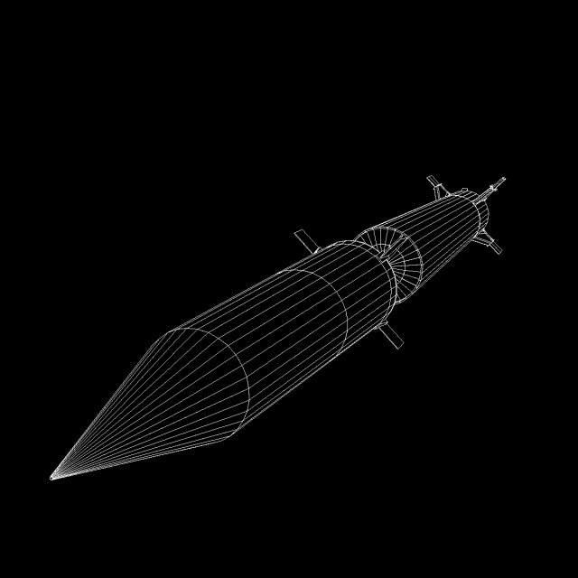 us pgm 11 redstone missile 3D Model in Projectiles 3DExport