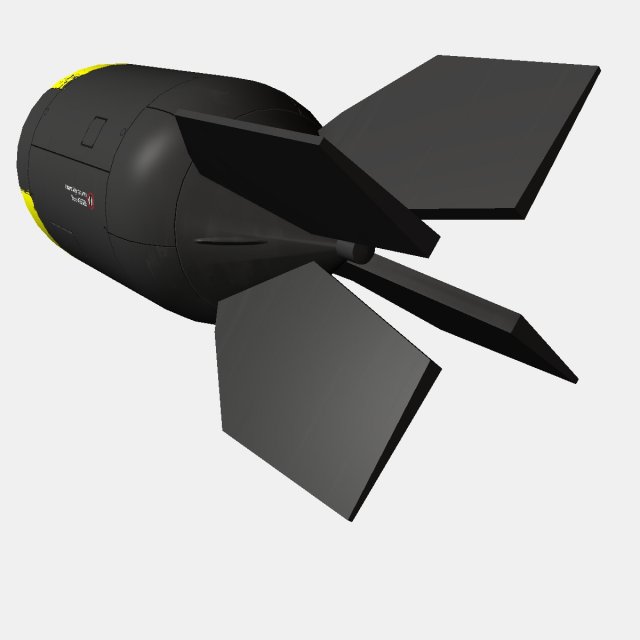 bomb nuke scheme 3D Model in Projectiles 3DExport