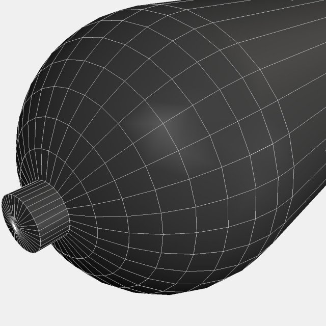 bomb nuke scheme 3D Model in Projectiles 3DExport