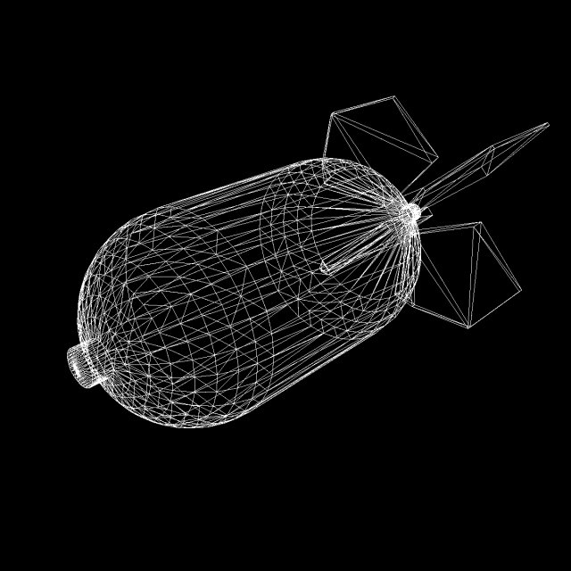 bomb nuke scheme 3D Model in Projectiles 3DExport