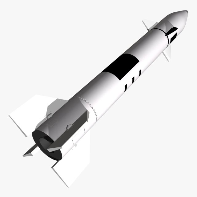 alababil rocket 3D Model in Projectiles 3DExport