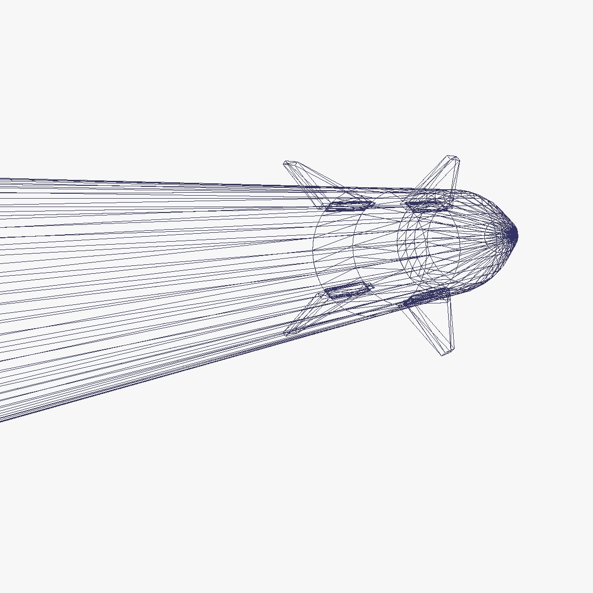 alababil rocket 3D Model in Projectiles 3DExport