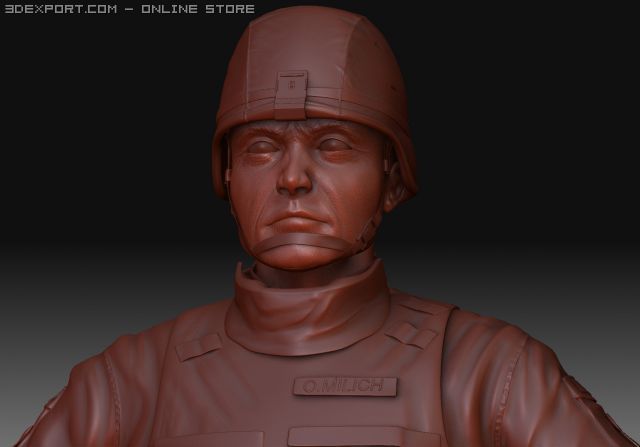 US army soldier 3D Model in Man 3DExport