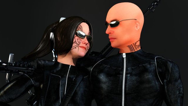 dark ghosts 3D Model in Man 3DExport