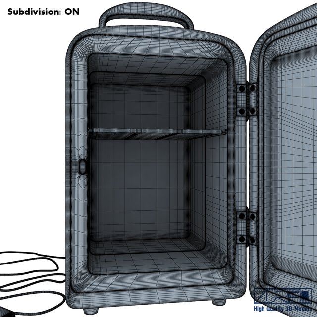 mini fridge 3D Model in Household Appliances 3DExport