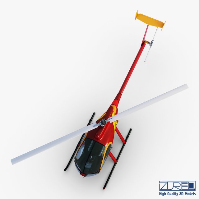 revolution mini-500 3D Model in Helicopter 3DExport