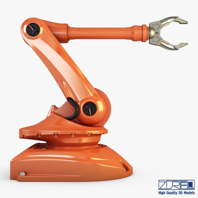 industrial robot v 1 3D Model in Machines 3DExport