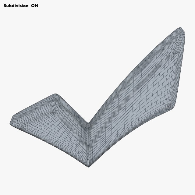 Check Mark v 1 3D Model in Other 3DExport