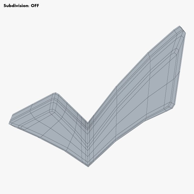 Check Mark v 1 3D Model in Other 3DExport
