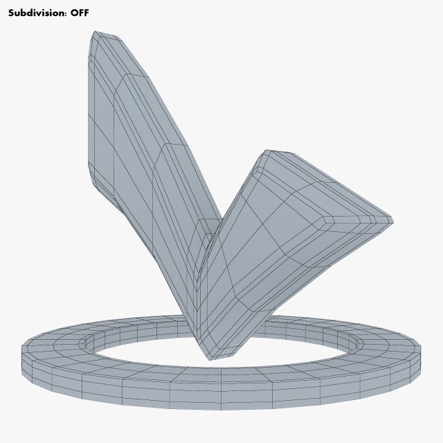 Check Mark v 2 3D Model in Other 3DExport