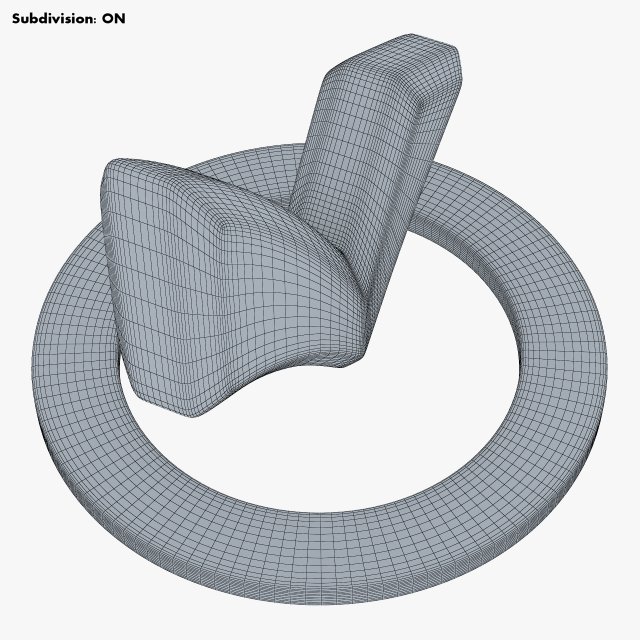 Check Mark v 2 3D Model in Other 3DExport