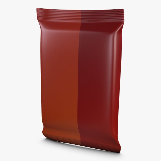 Wafers Chocolate Packaging Simple M 1 3D Model in Sweets 3DExport