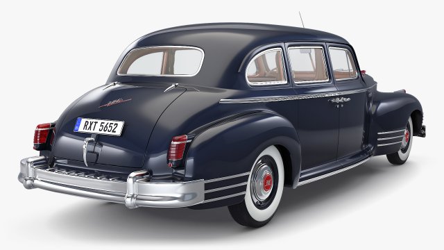 ZIS 110 1945-1961 Simple Interior M 1 3D Model in Old Cars 3DExport