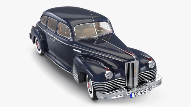 ZIS 110 1945-1961 Simple Interior M 1 3D Model in Old Cars 3DExport