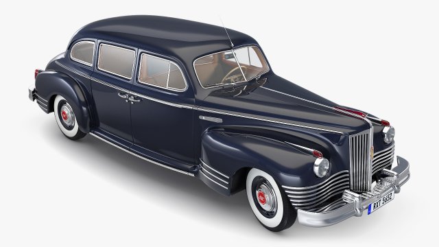ZIS 110 1945-1961 Simple Interior M 1 3D Model in Old Cars 3DExport