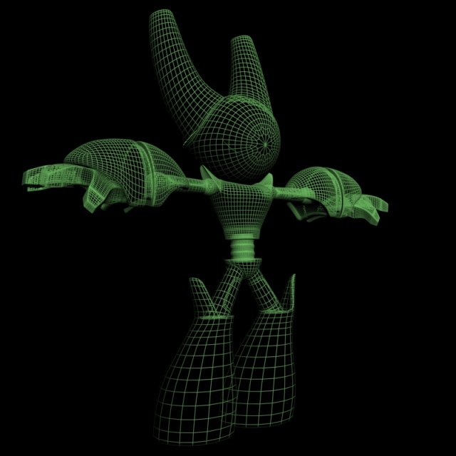 robotboy cartoon robot character 3D Model in Robot 3DExport