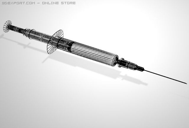 syringe 3D Model in Medical Equipment 3DExport