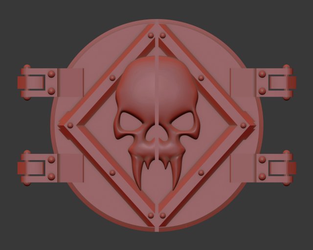 Rhino hatch Space Wolves fang 3D Print Model in Board Games 3DExport