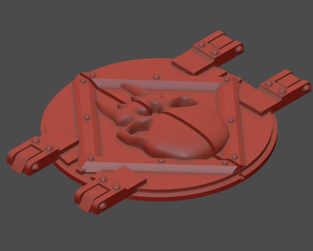 Rhino hatch Space Wolves fang 3D Print Model in Board Games 3DExport