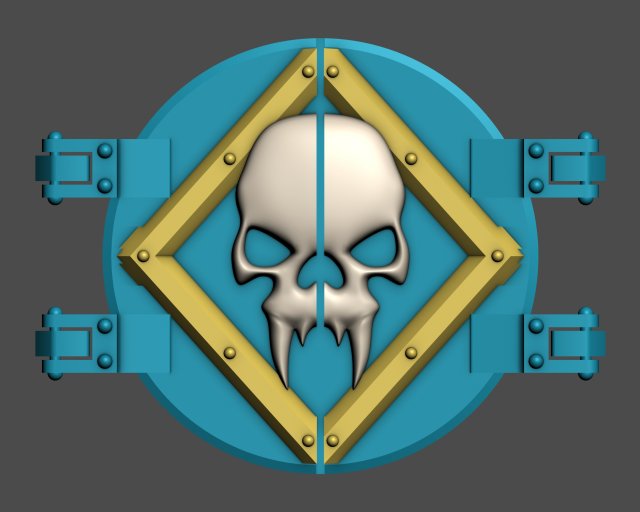 Rhino hatch Space Wolves fang 3D Print Model in Board Games 3DExport