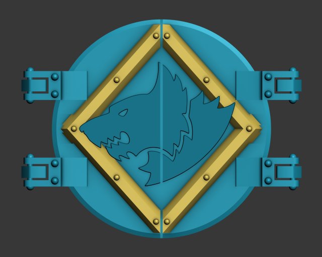 Rhino hatch Space Wolves head 3D Print Model in Board Games 3DExport