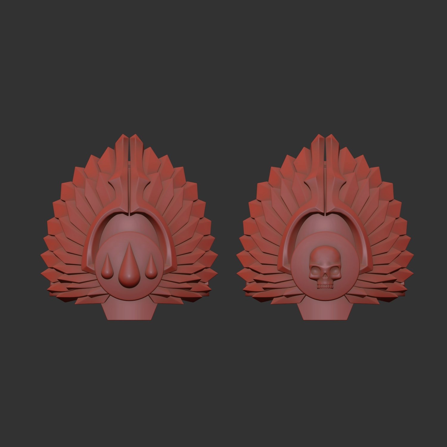 Sanguinary Guard shoulder - gravis 3D Druckmodelle in Brettspiele 3DExport