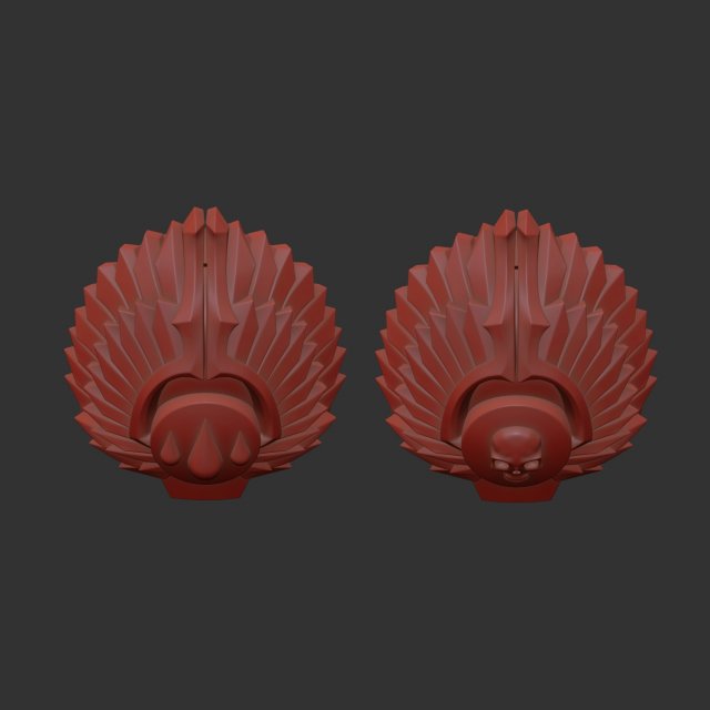 Sanguinary Guard shoulder - gravis 3D-Druckmodell in Brettspiele 3DExport