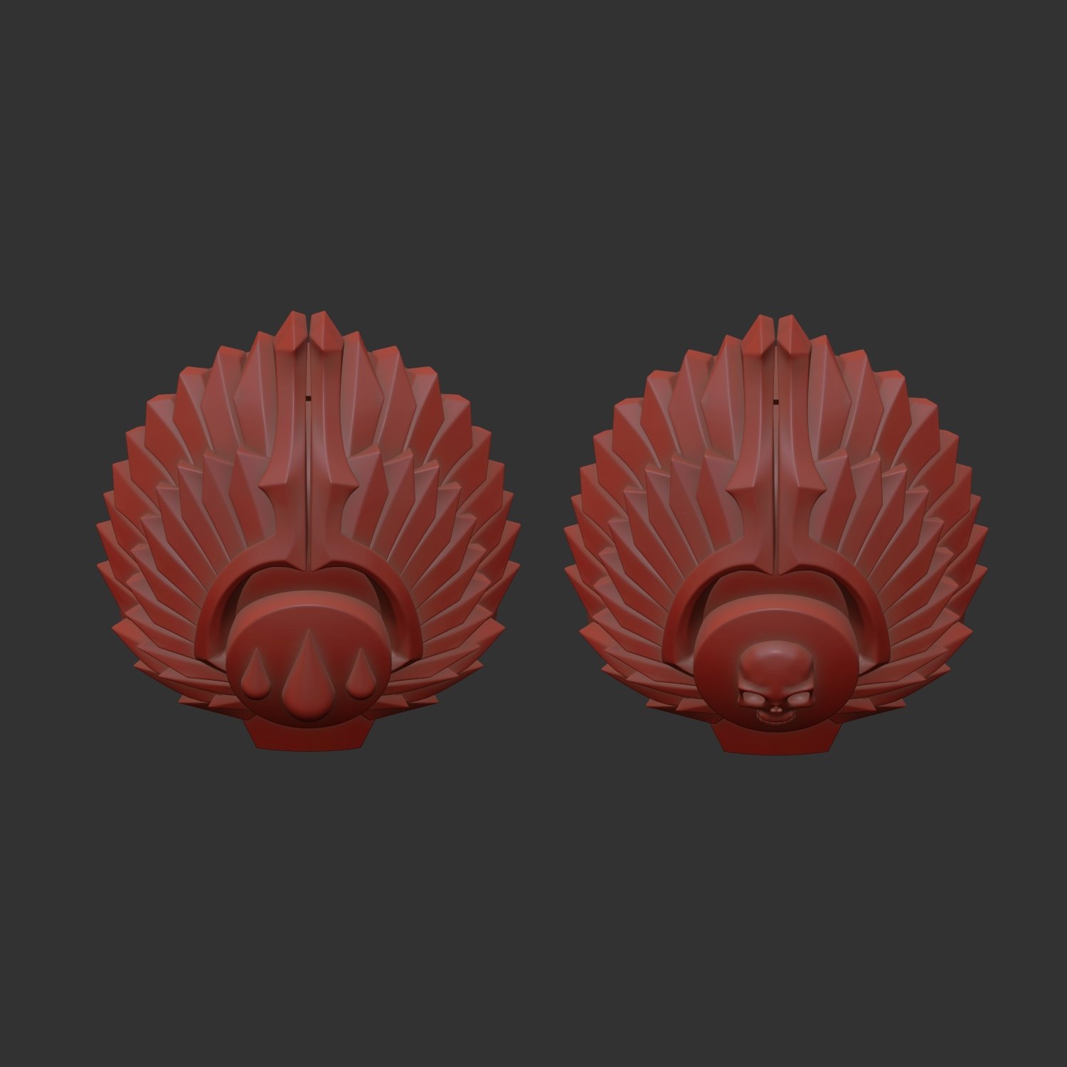 Sanguinary Guard shoulder - gravis 3D Druckmodelle in Brettspiele 3DExport