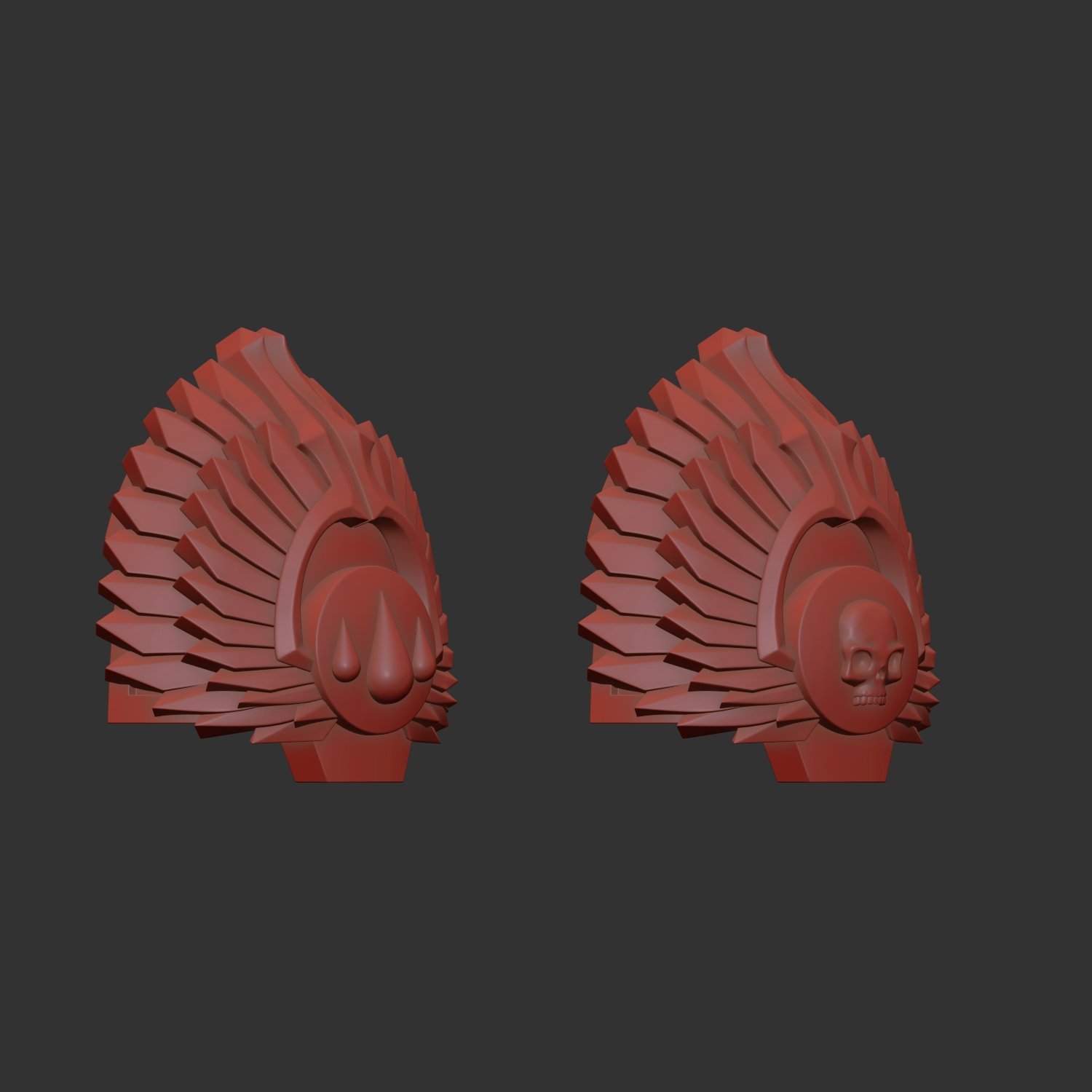 Sanguinary Guard shoulder - gravis 3D Druckmodelle in Brettspiele 3DExport