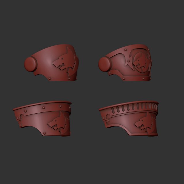 Space Wolves Relic Terminator shoulder 3D Print Model in Board Games ...