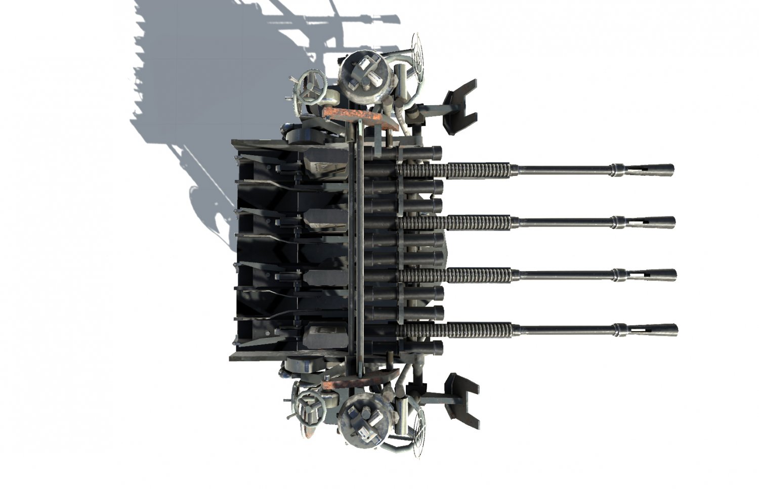 heavy machine Modelados 3D in Ametralladora 3DExport