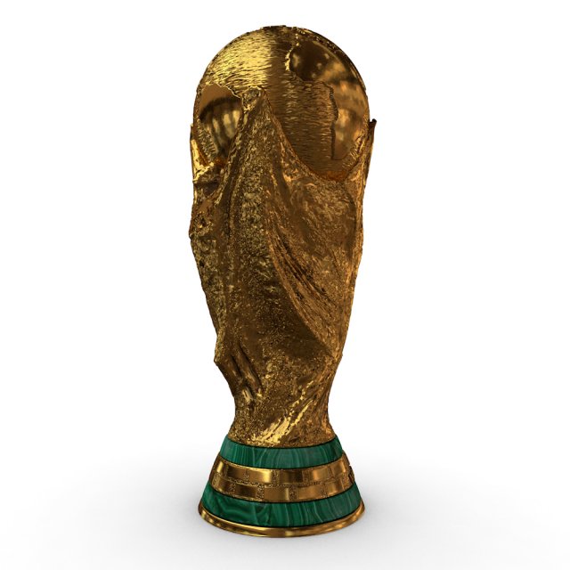 Fifa world cup trophy 3D Model in Awards 3DExport