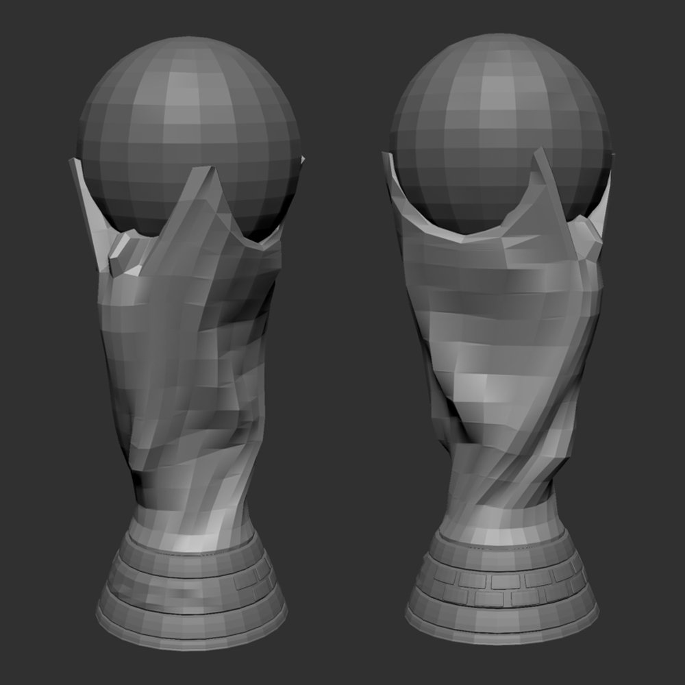 Fifa World Cup Trophy 3D Model in Awards 3DExport